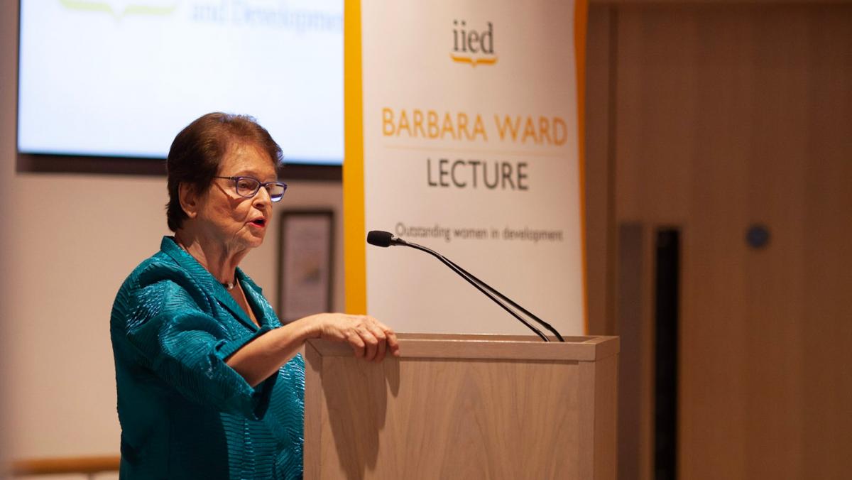Gro Harlem Brundtland: the 2018 Barbara Ward Lecture
