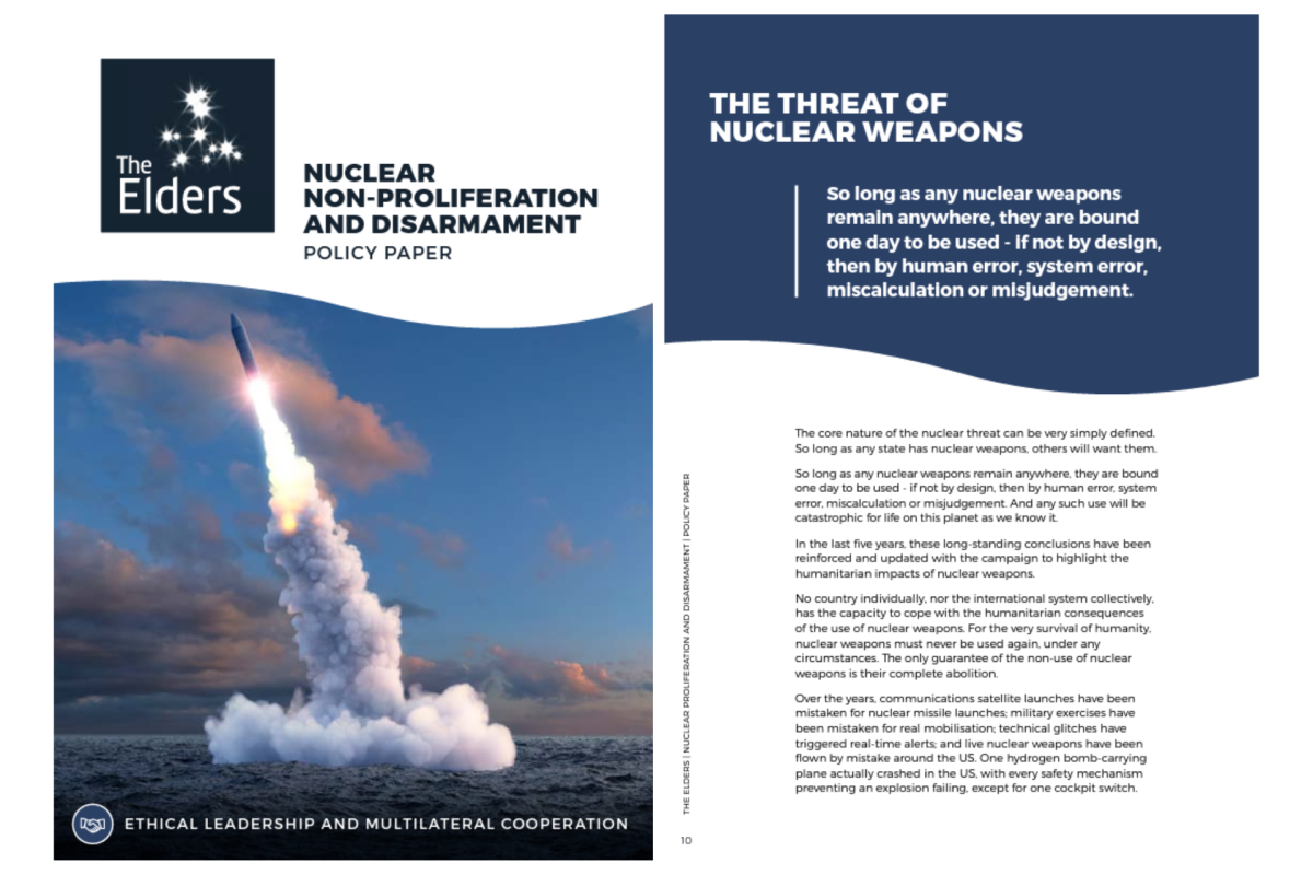 Nuclear powers must get serious about disarmament, and act now to ...
